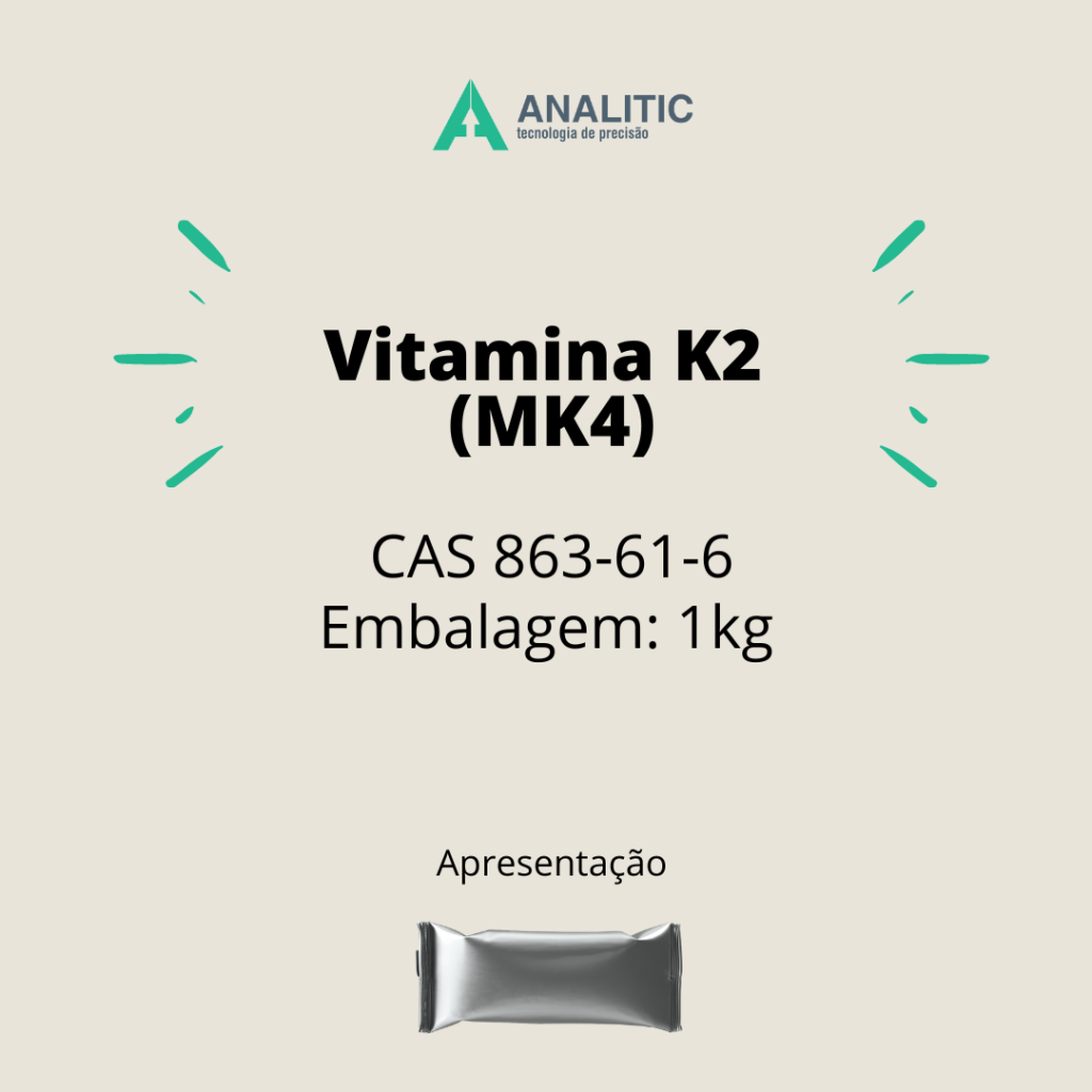 Vitamina K2 (MK4) 1kg CAS [863-61-6] – Analitic Insumos